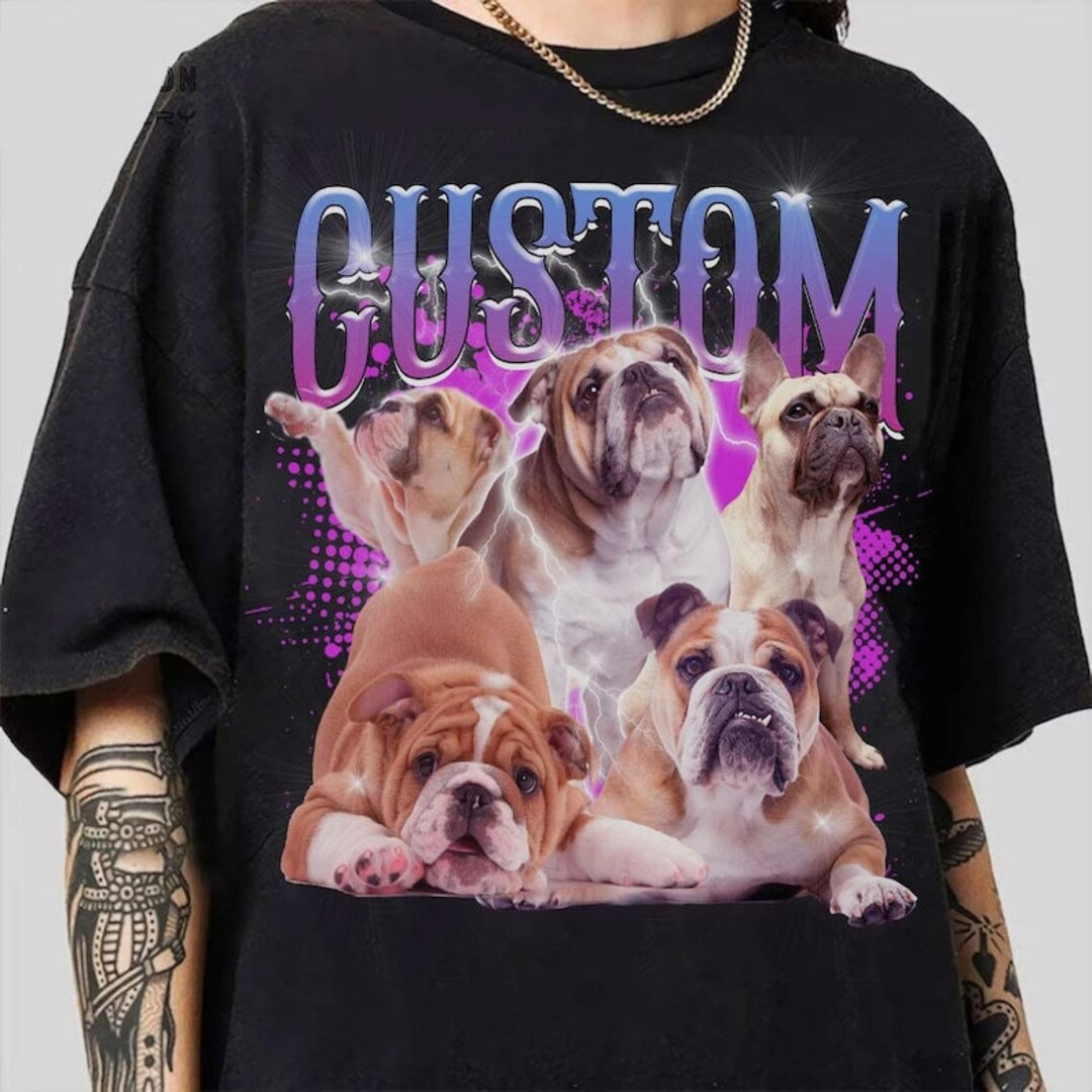 Design Your Own Custom Dog, Personalized Photo Bootleg Rap PNG for ...