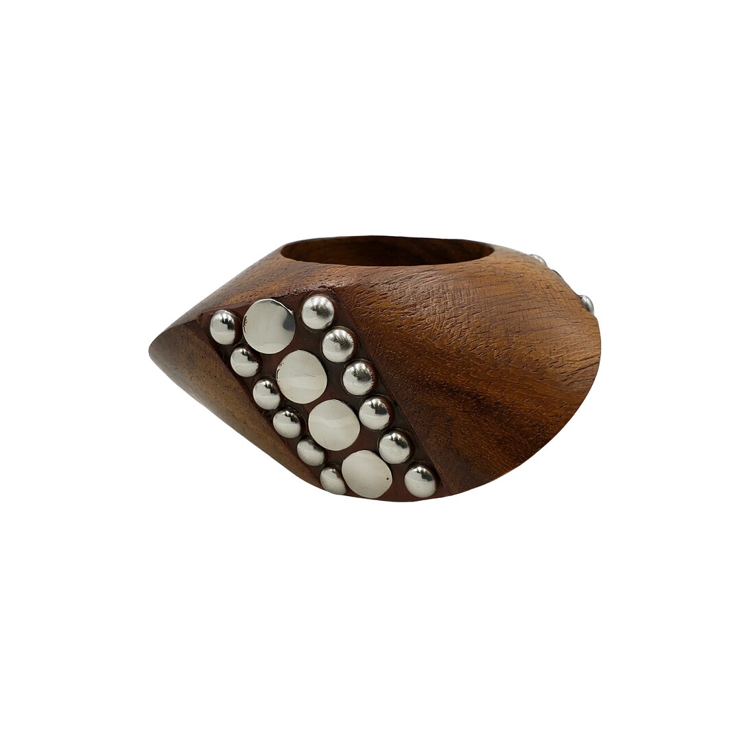 Reuleaux Triangle Wooden Napkin Rings With Silver Plated Studs - Etsy