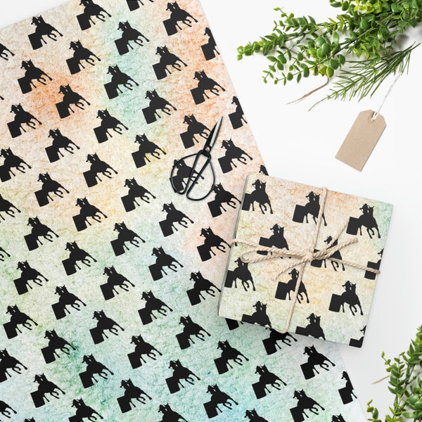 Horse Racing Wrapping Paper - Etsy