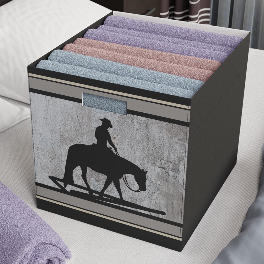 Trail Horse Storage Box, Soft Felt Rustic Design, Horse Owner Gift ...