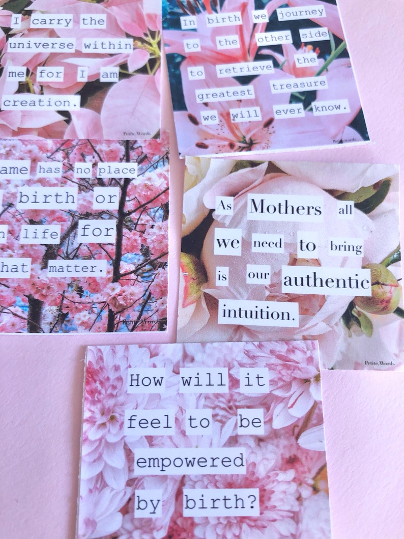 Empowered BIRTH Stickers / Baby Shower Christmas Gift / Stocking ...