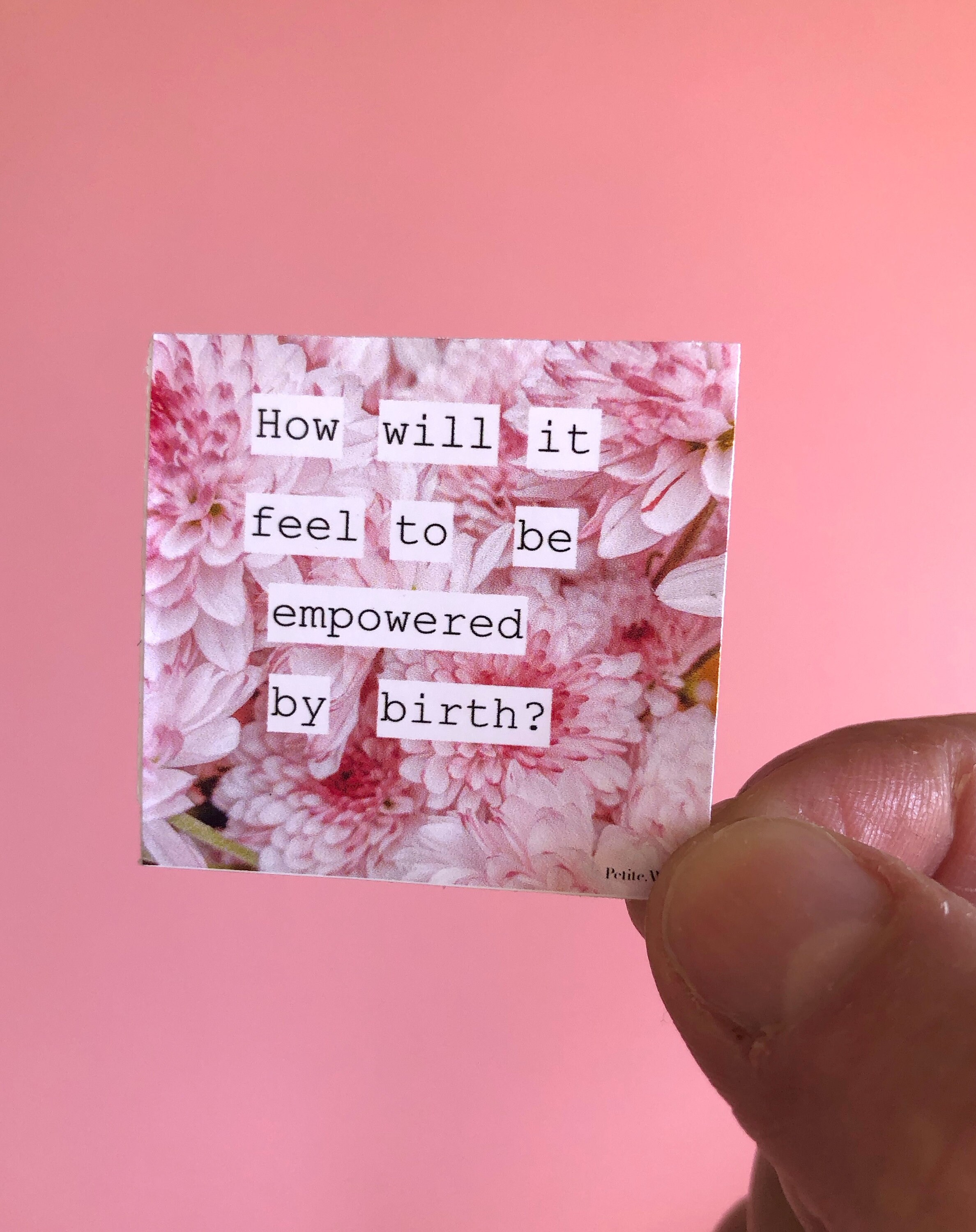 Empowered BIRTH Stickers / Baby Shower Christmas Gift / Stocking ...