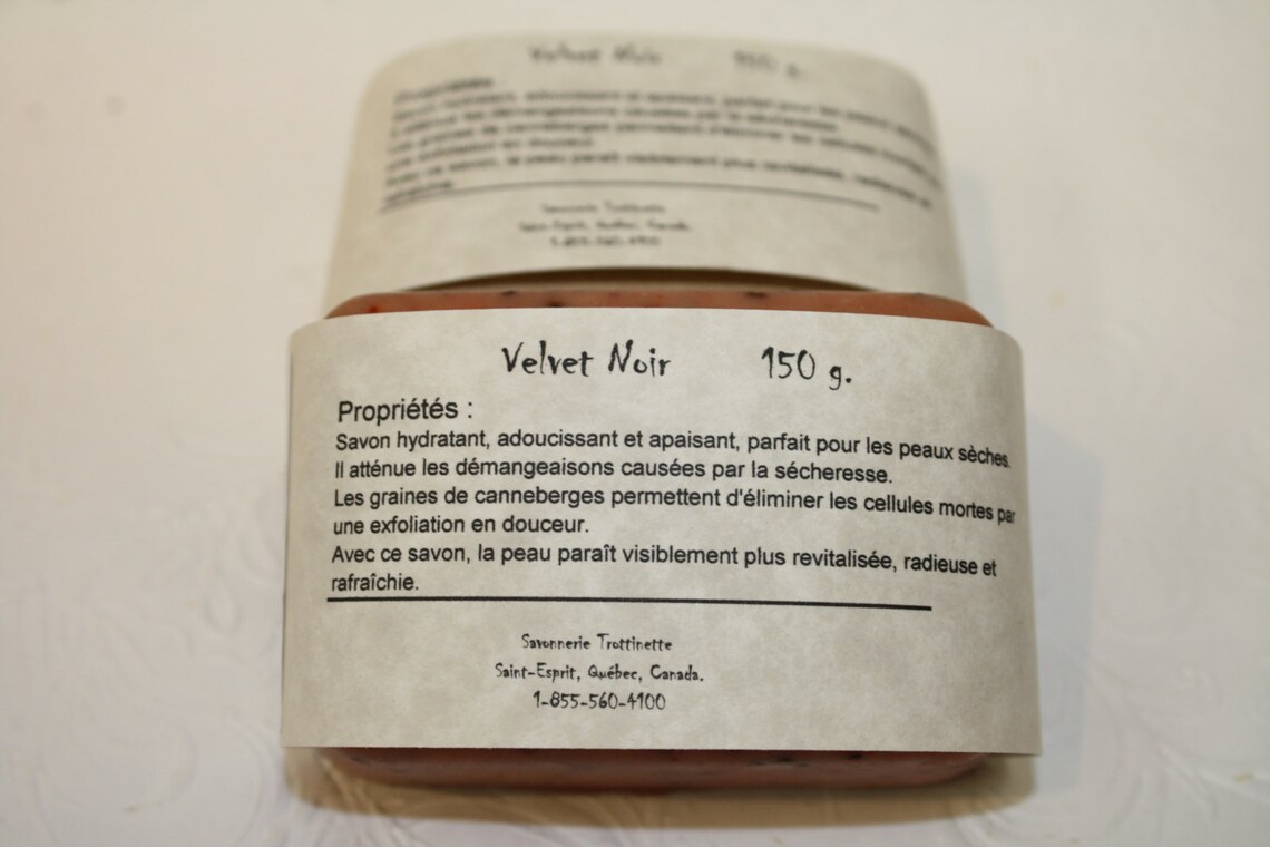 Velvet Black Soap 100% natural handmade soapCold process | Etsy