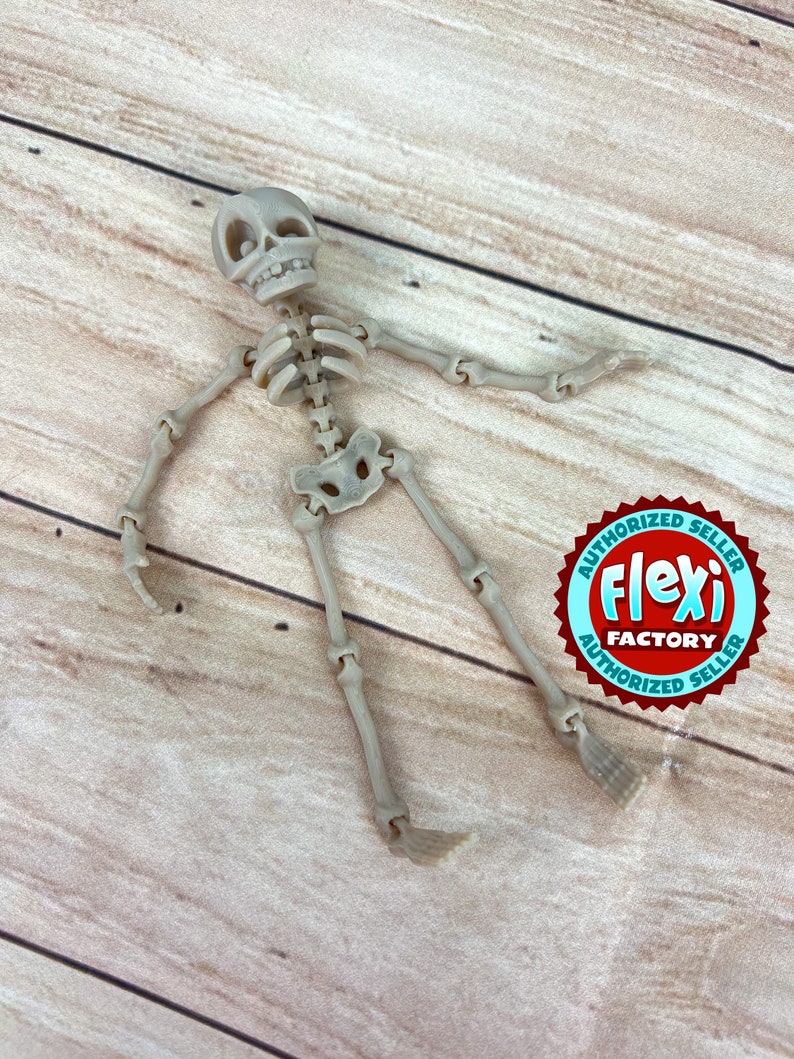 MINI Skeleton 3d Printed Articulated Flexible Custom - Etsy
