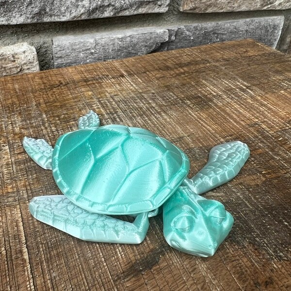 3d Printed Turtle - Etsy