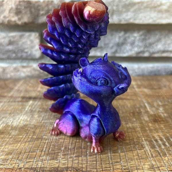 Articulated Squirrel Stl File - Etsy