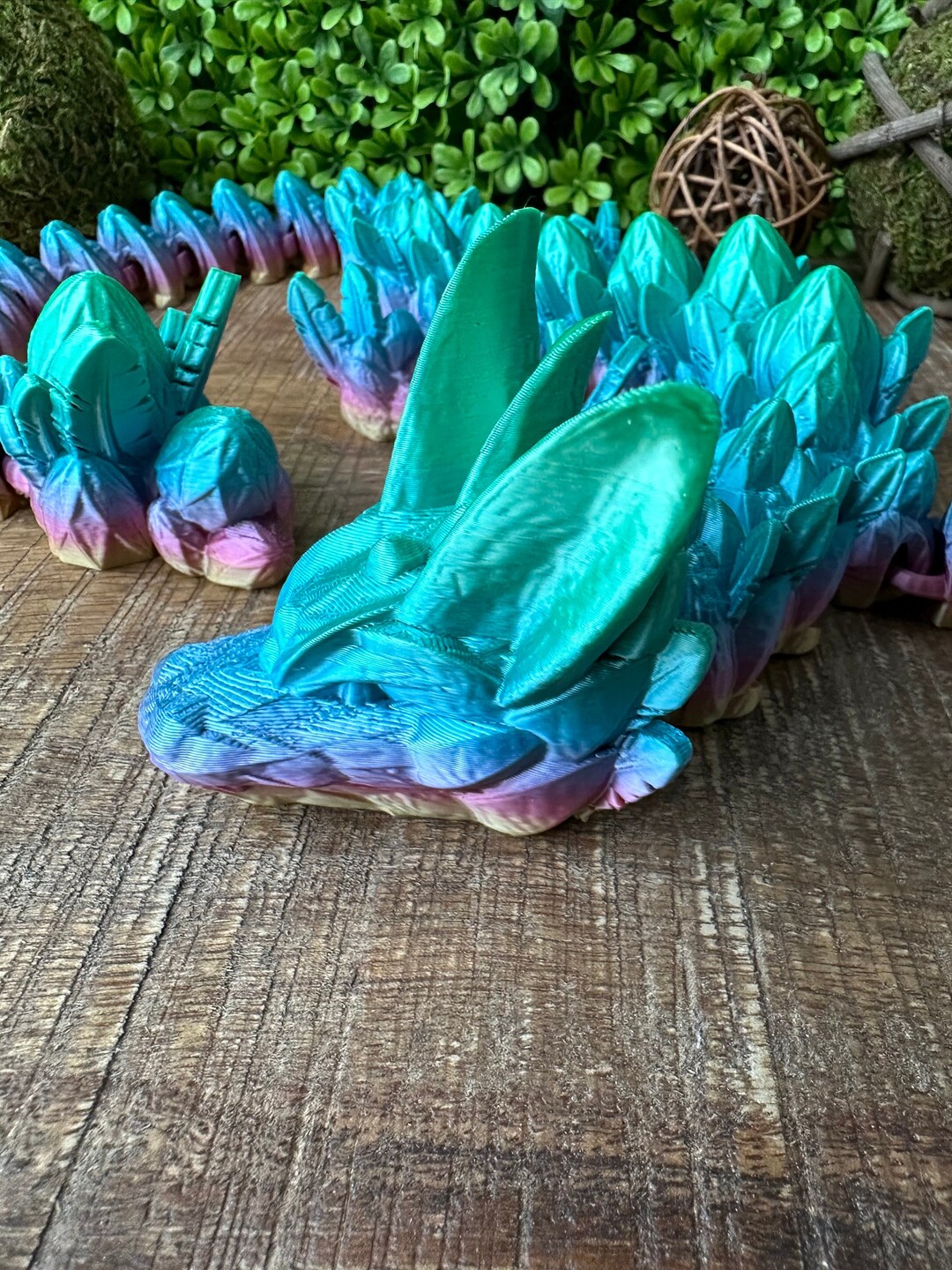 Easter Dragon 3D Printed Articulated Flexible Custom Toy - Etsy