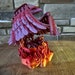 Large Phoenix Fire Stand 3D Printed Articulated Flexible Custom Fidget ...