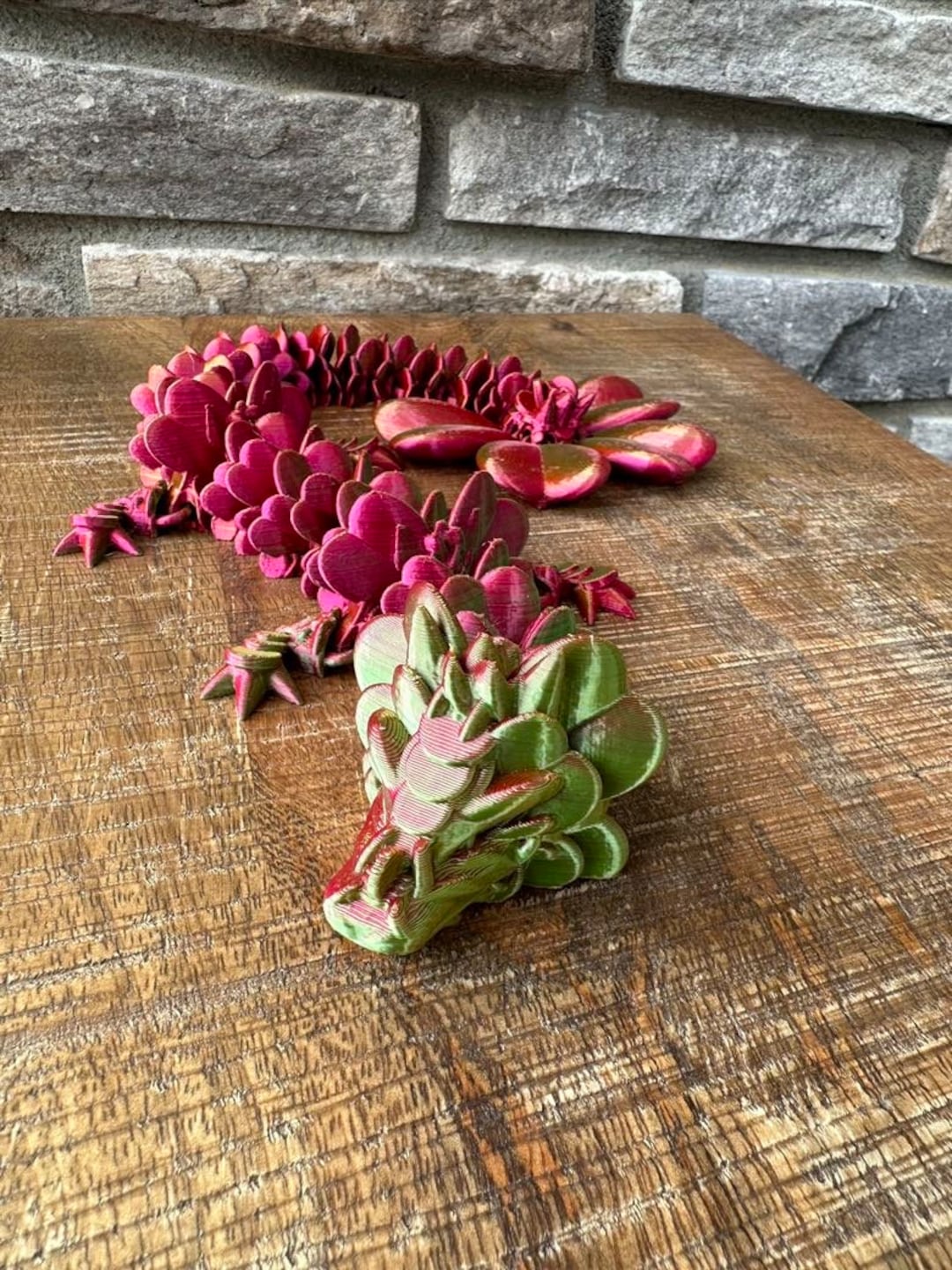 Lucky Clover Dragon 3D Printed Articulated Flexible - Etsy