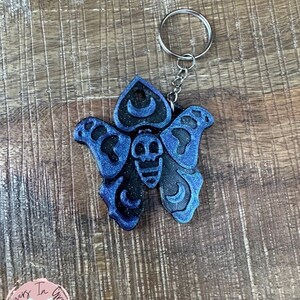 Moth Skeleton Keychain 3d Printed Custom Halloween - Etsy