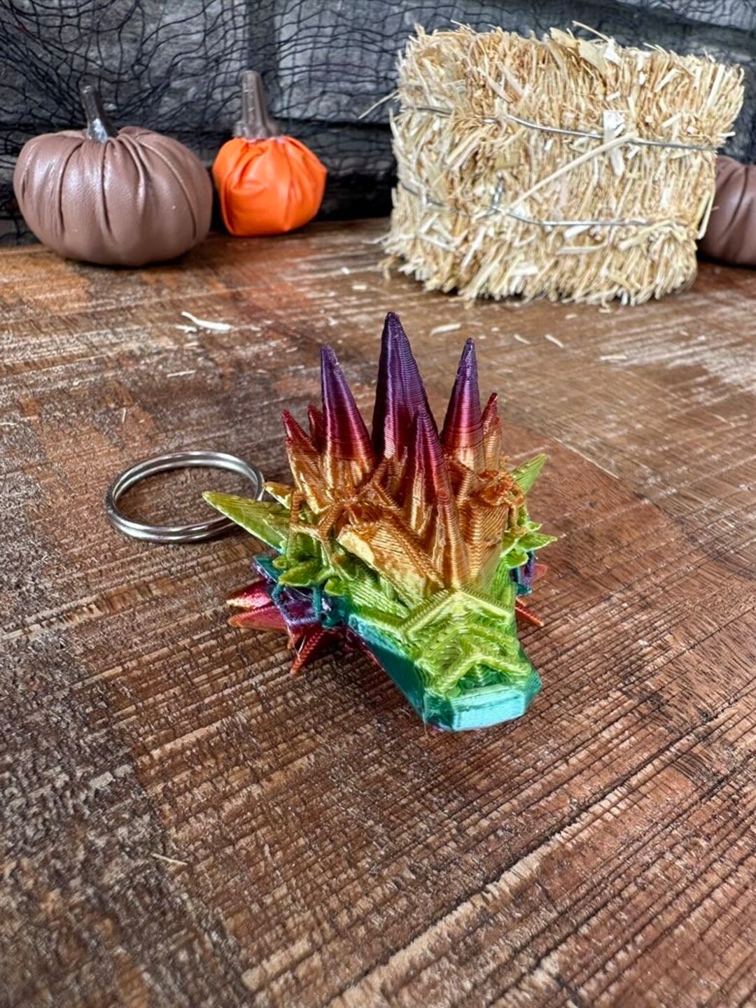 Dragon Head Keychain Void Sea Dragon 3d Printed Custom - Etsy