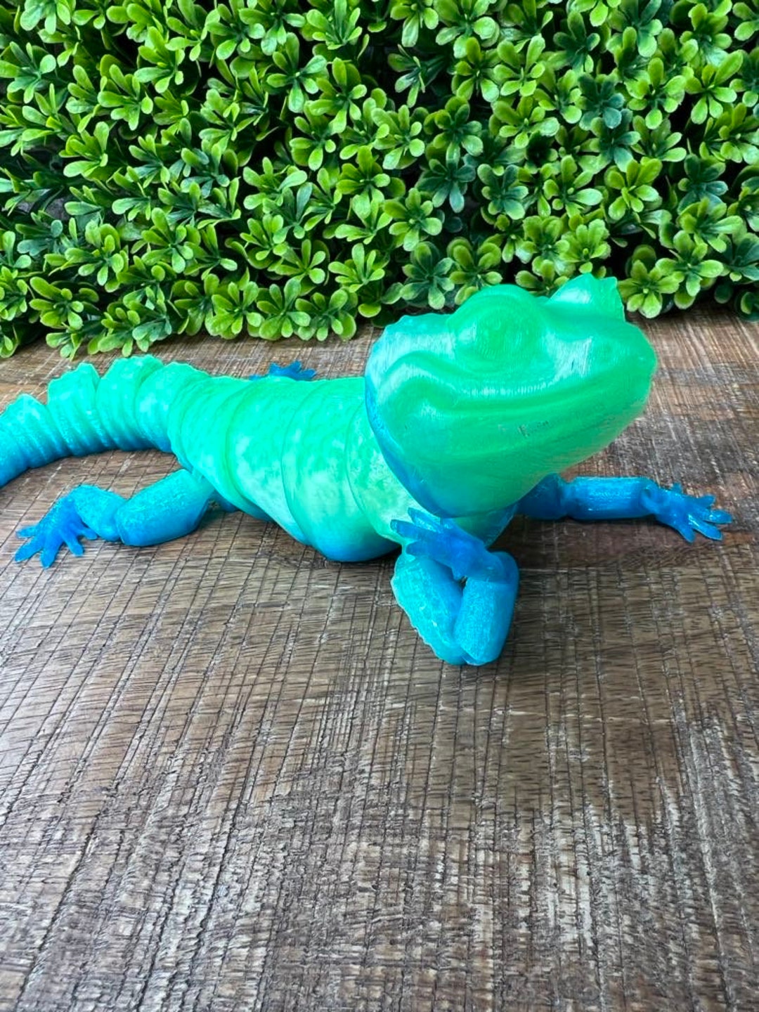 Leopard Gecko 3D Printed Articulated Fidget Custom Figurine - Etsy