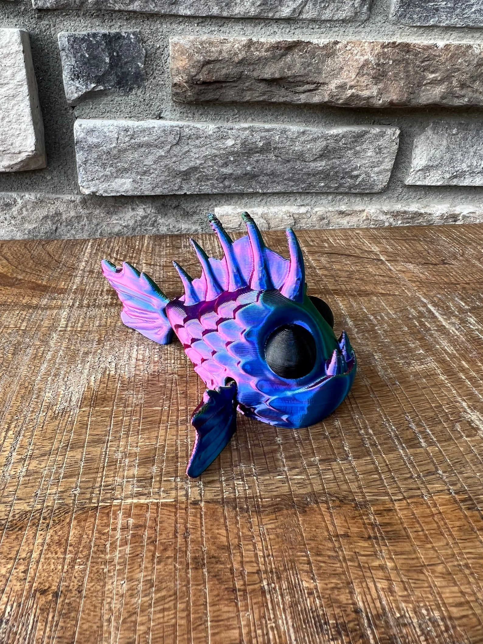 Moss Eater 3d Printed Articulated Flexible Custom Fidget - Etsy