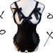 Y2k Venus Black Bow Bodysuit - Etsy