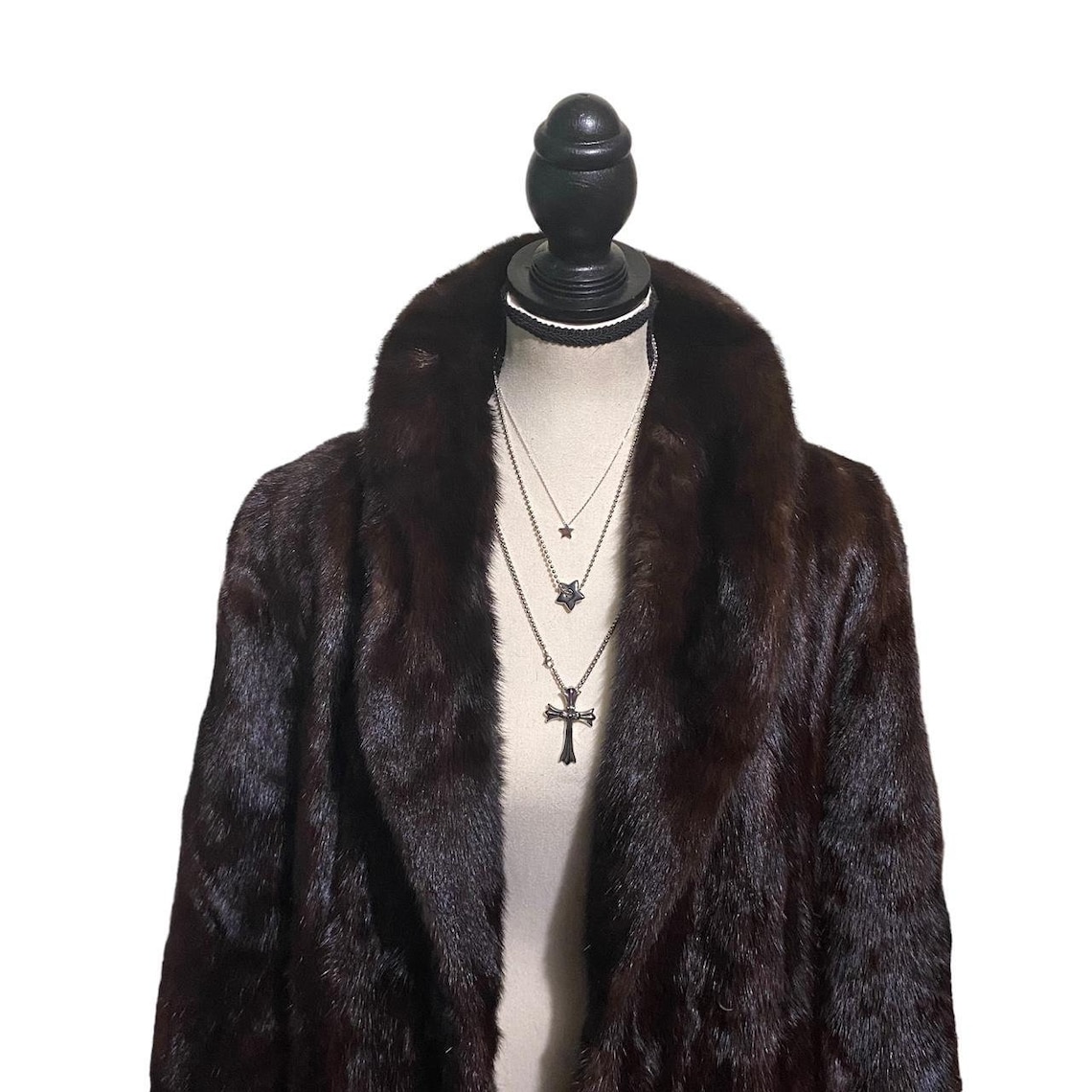 Stunning RARE Vintage Saga Mink Dark Brown Full Length Mink Fur Coat - Etsy