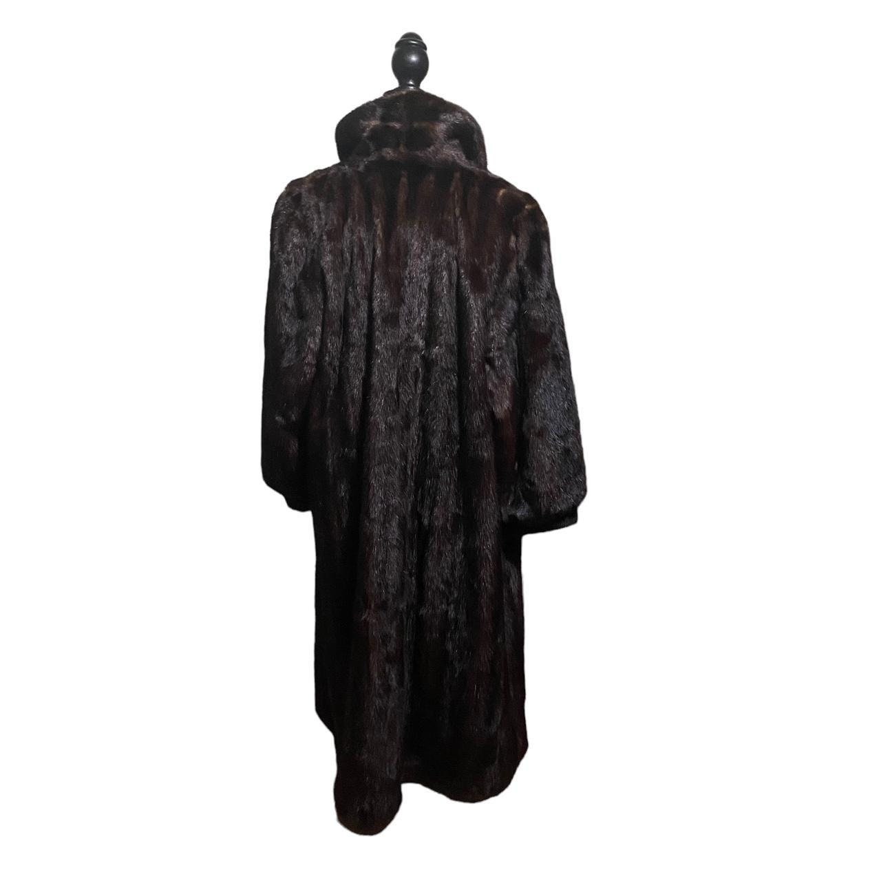 Stunning RARE Vintage Saga Mink Dark Brown Full Length Mink Fur Coat - Etsy