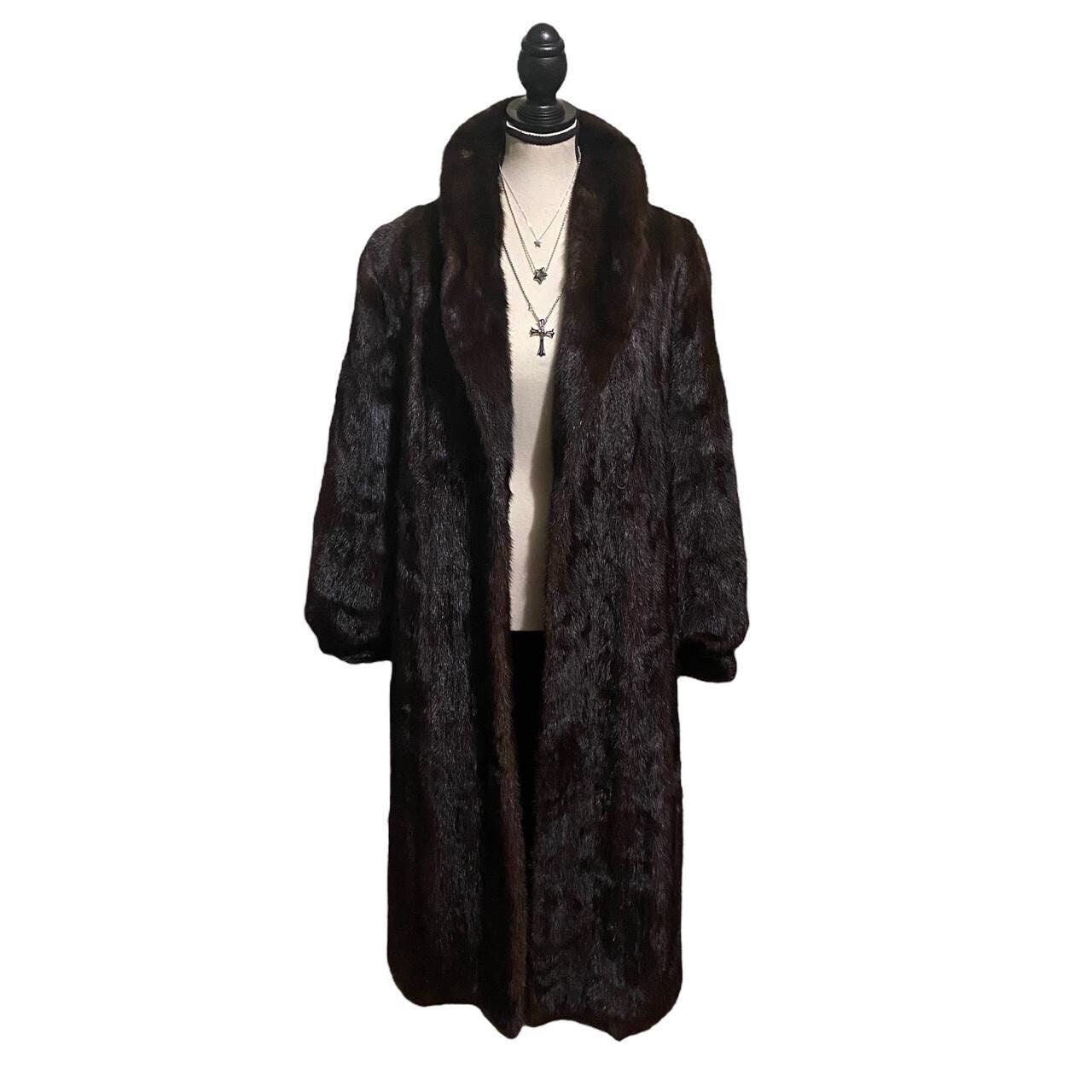 Stunning RARE Vintage Saga Mink Dark Brown Full Length Mink Fur Coat - Etsy