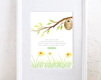 Charlotte Mason Motto I Am I Can I Ought I Will Printable | Homeschool ...