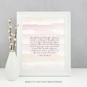 Charlotte Mason Set of 8 Printable Bundle Lot | Encouraging Homeschool ...