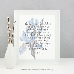 Charlotte Mason Set of 8 Printable Bundle Lot | Encouraging Homeschool ...