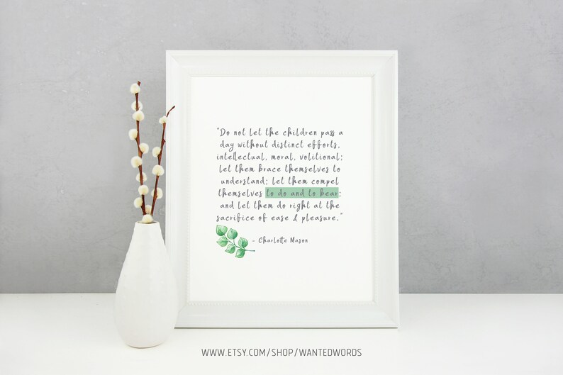 Charlotte Mason Set of 8 Printable Bundle Lot | Encouraging Homeschool ...