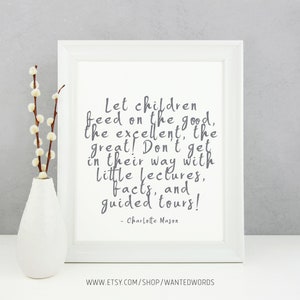 Charlotte Mason Set of 8 Printable Bundle Lot | Encouraging Homeschool ...