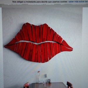 Red Lips Wall Decor - Etsy