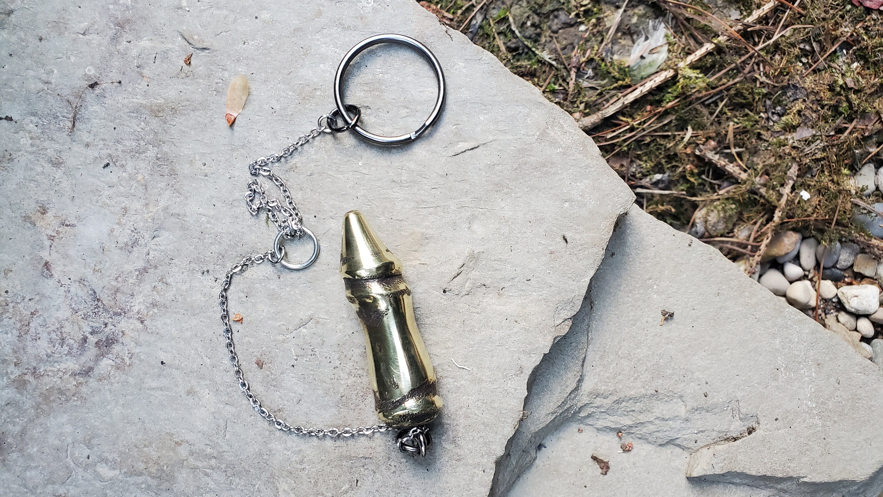 Fingerbone Brass Pendulum - Etsy