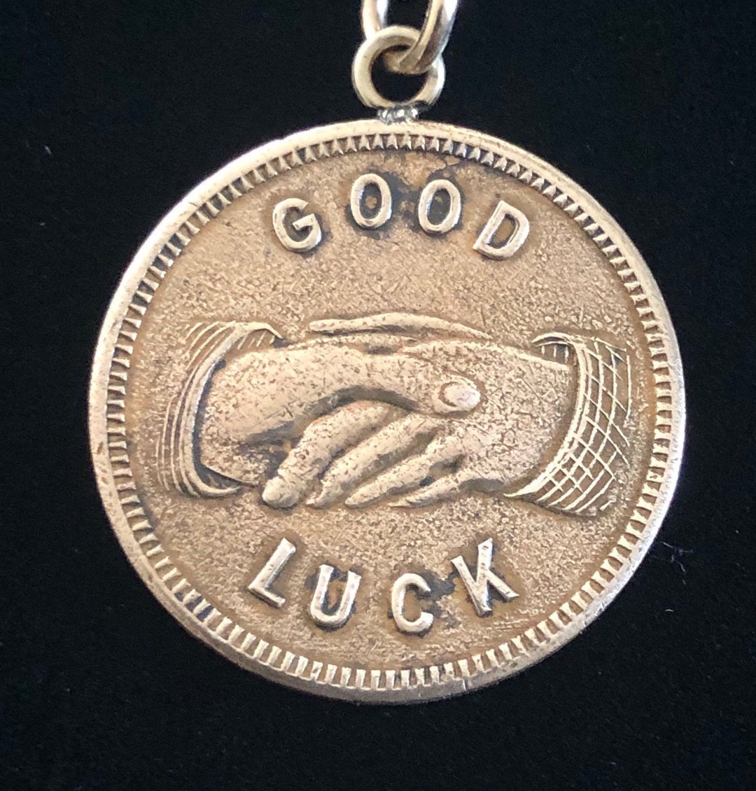 Rare Vintage Good Luck Friendship Medallion - Etsy