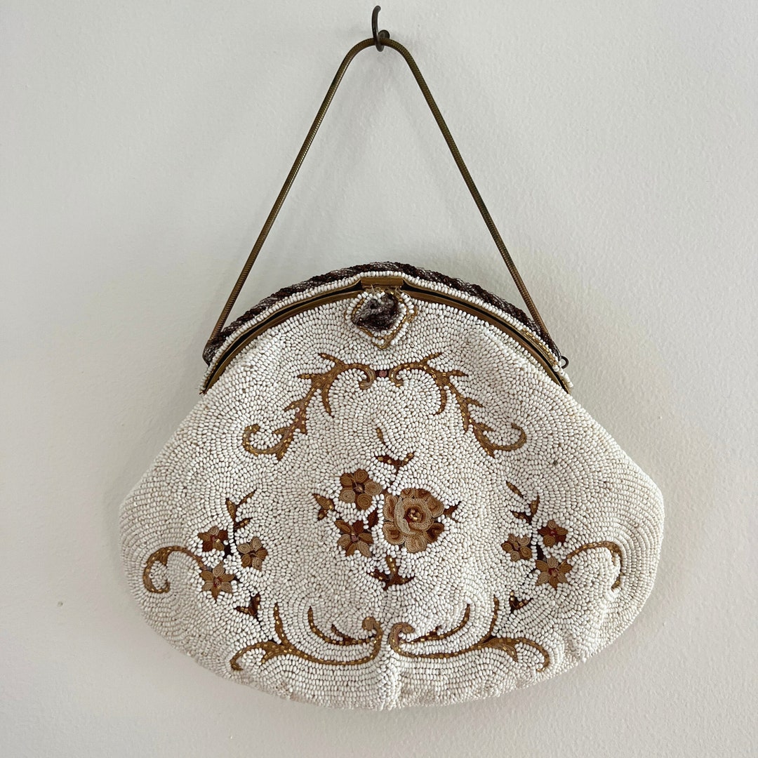 1930s French Hand Beaded Antique Purse - Etsy