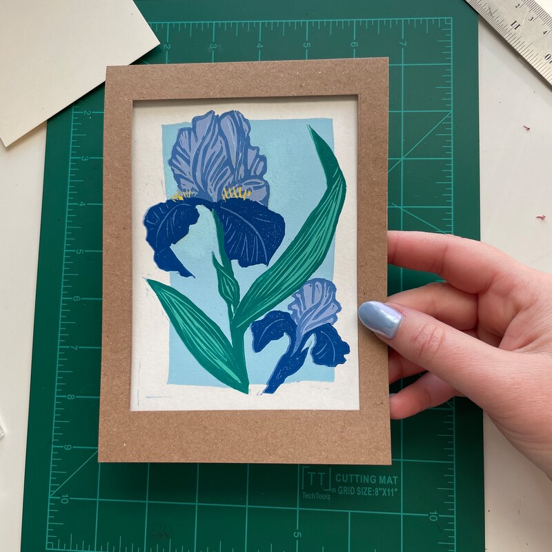 Reduction Linocut - Etsy