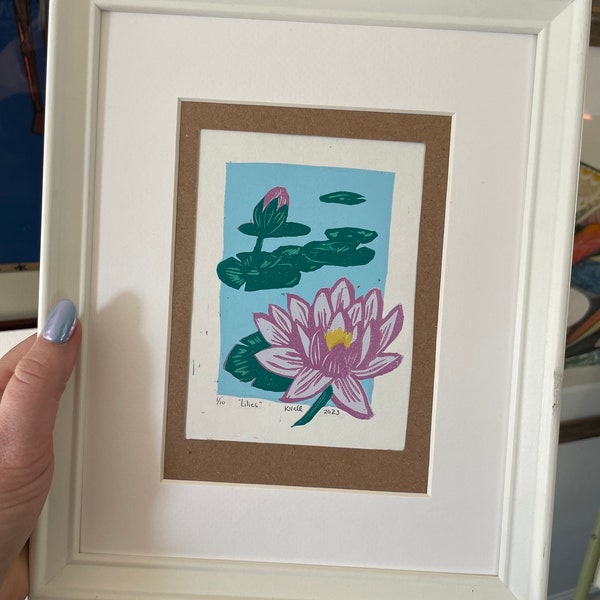 Reduction Woodcut - Etsy