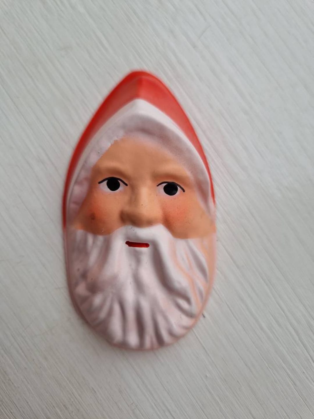 Plastic Father Christmas Santa Face - Etsy
