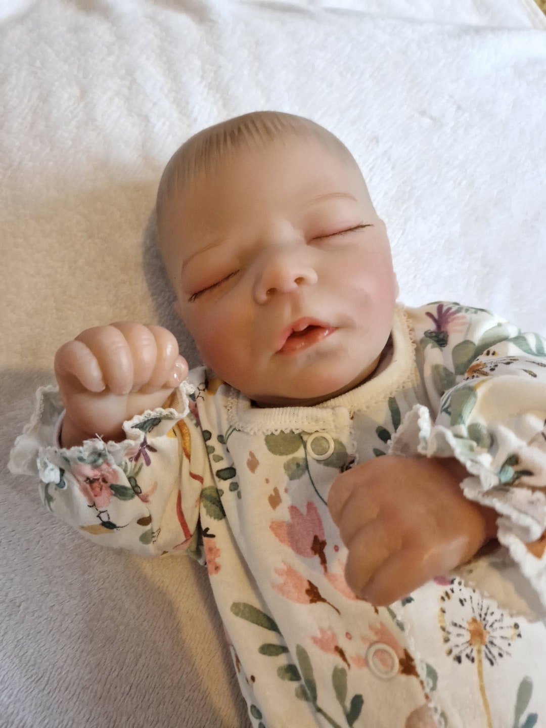 Reborn Style Doll Baby Girl Doll -chloe - Silicone Vinyl Head and Limbs ...