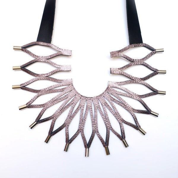 Silver Statement Necklace - Etsy