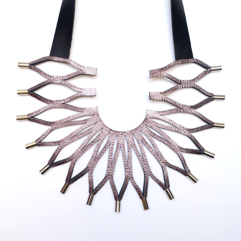 Silver Statement Necklace - Etsy