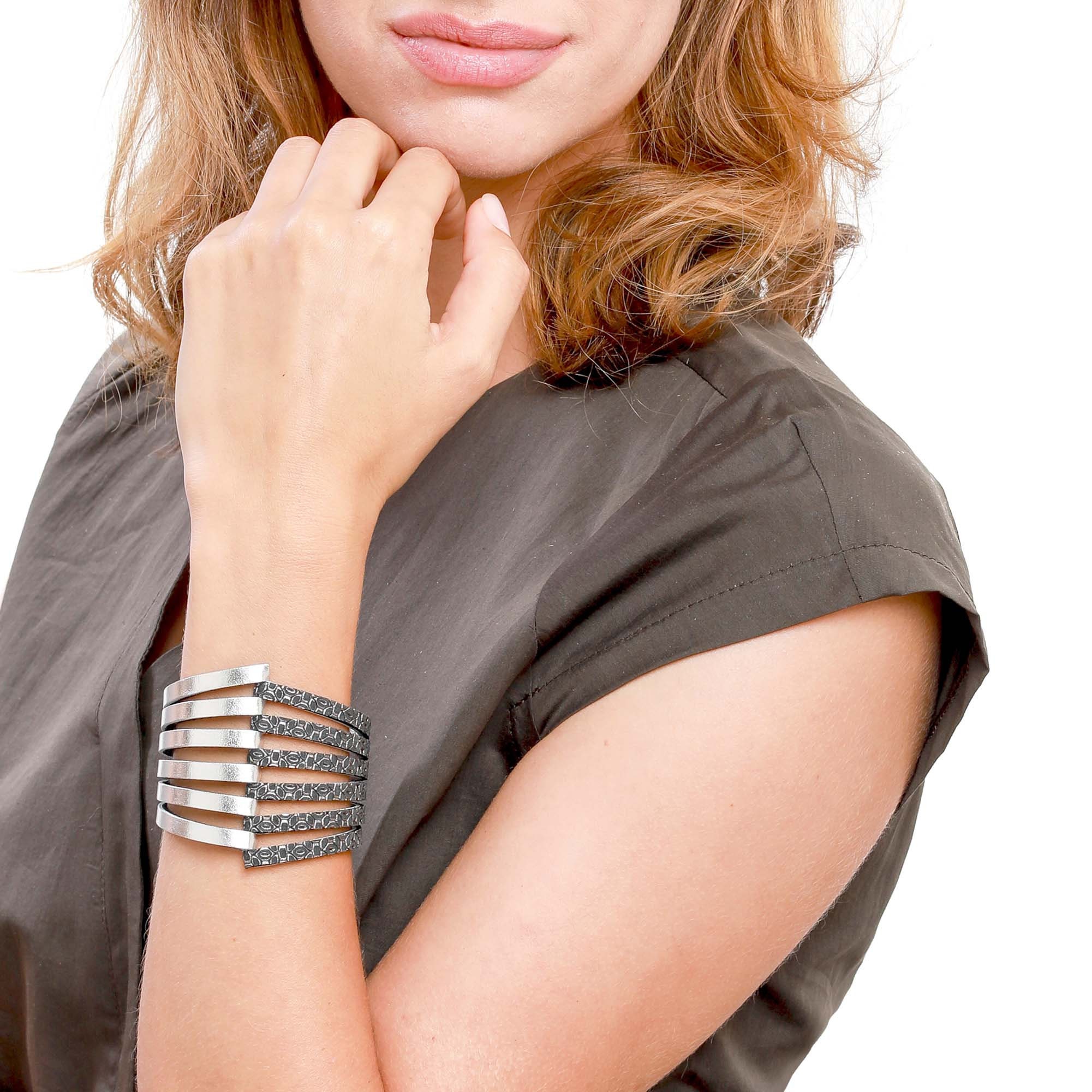 Large Bracelet Statement Bracelet Statement Jewelry Gold - Etsy