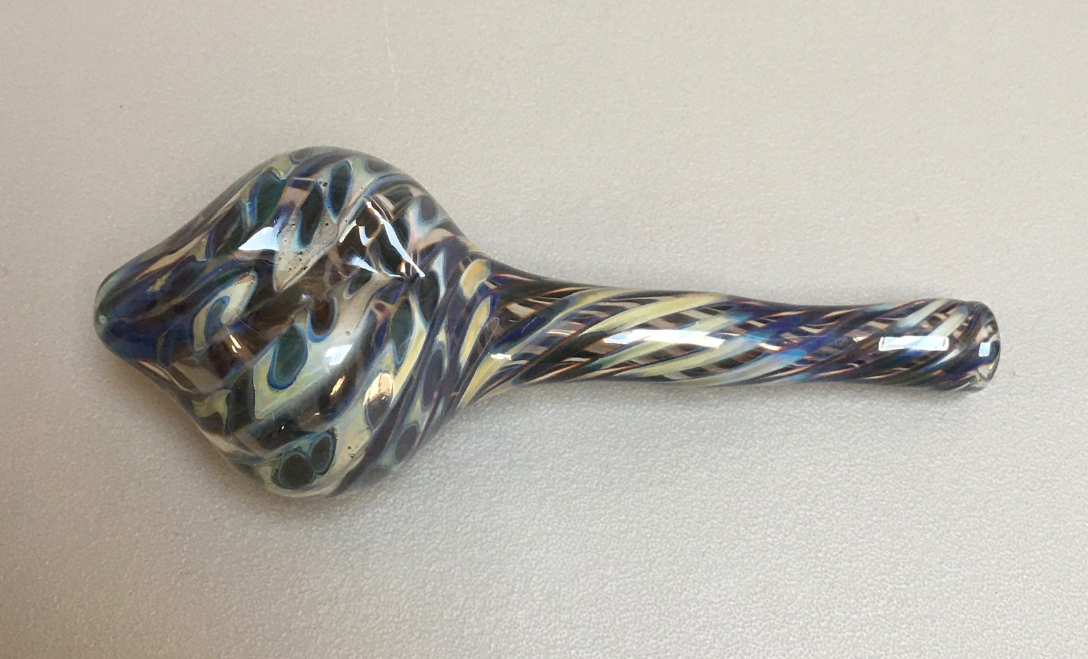 Glass Tobacco Pipe Eta Waves Bulbous Spoon Pipe - Etsy UK