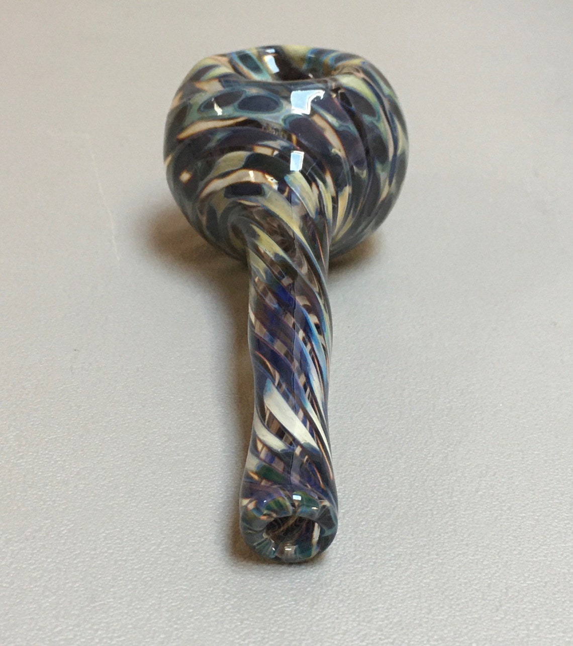 Glass Tobacco Pipe Eta Waves Bulbous Spoon Pipe - Etsy UK