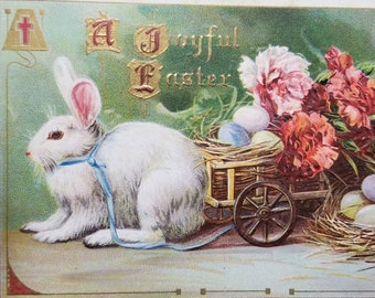 Rabbit Pulling Cart - Etsy