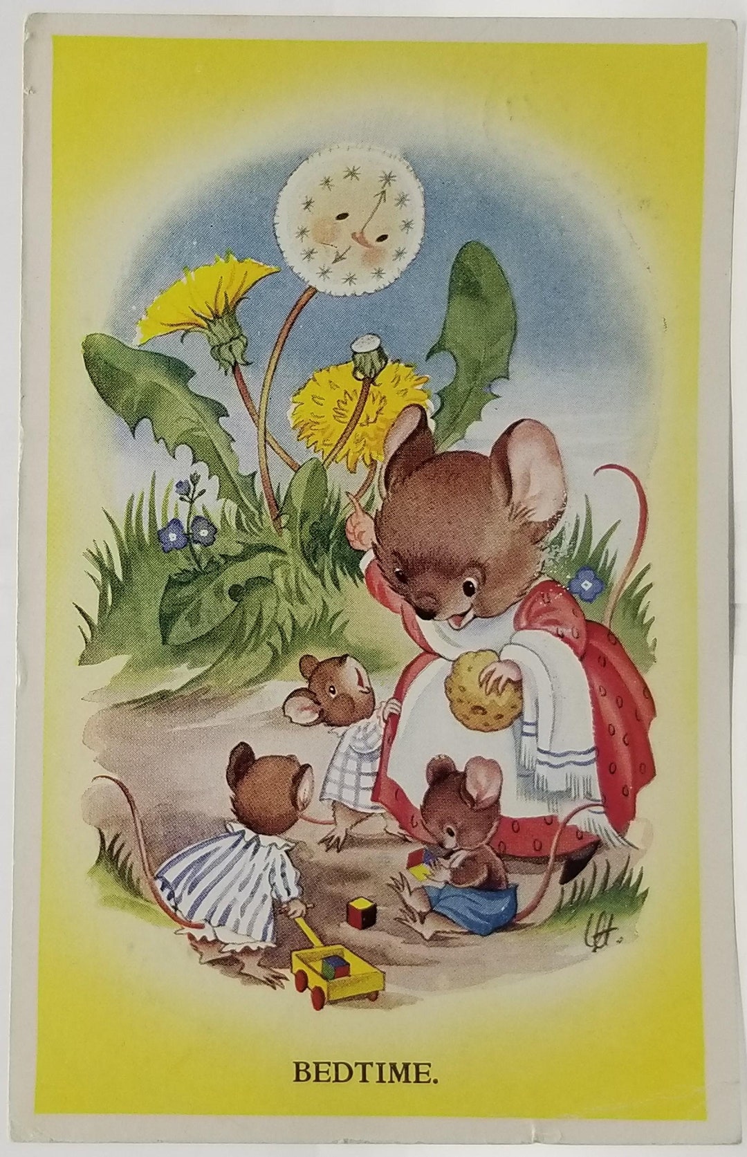 Artist Valerie Hodge Titled Bedtime Anthropomorphic Mother Mouse With ...