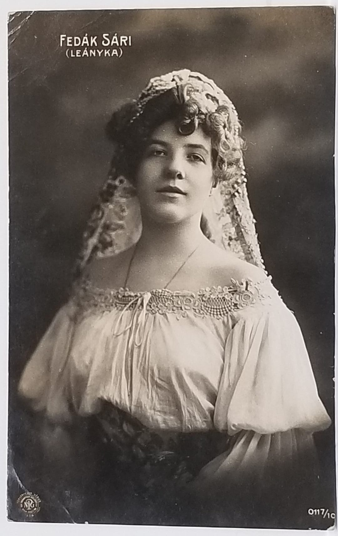 Sári Fedák Postcard RPPC Real Photo Hungarian Actress Prima Donna Opera ...