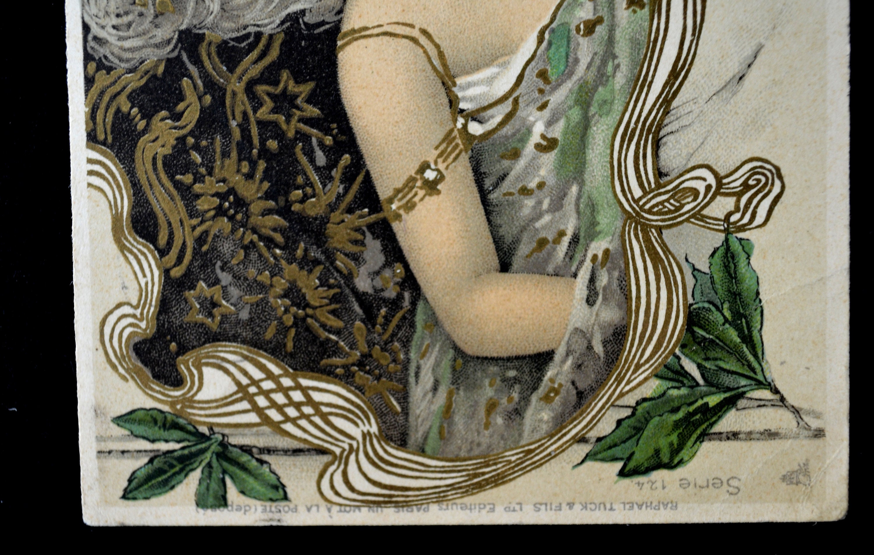 Artist Postcard Art Nouveau Woman Tuck Art Series 124 Mucha - Etsy