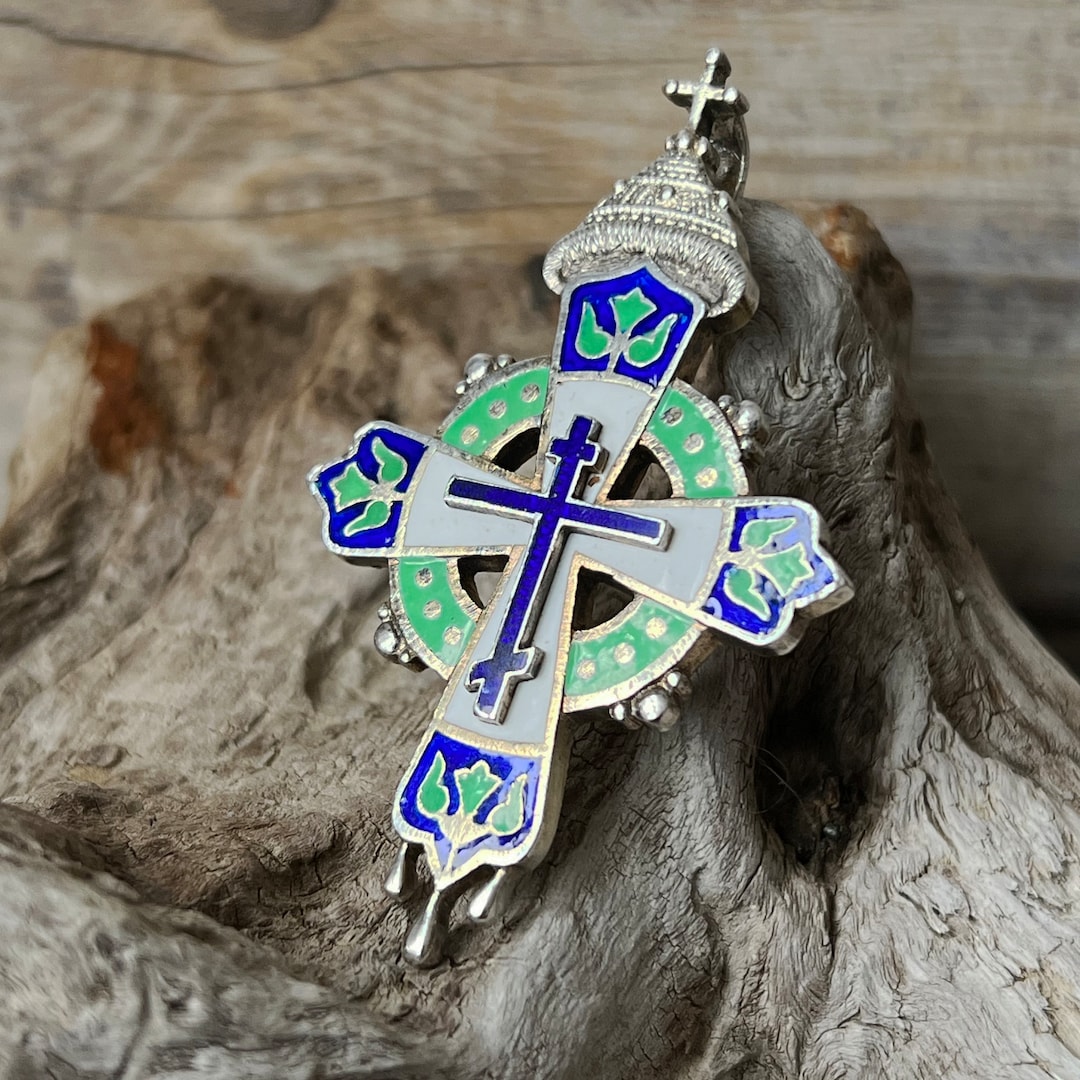 Ultra Rare Antique Imperial Russian Romanov Dynasty Sterling Silver and ...