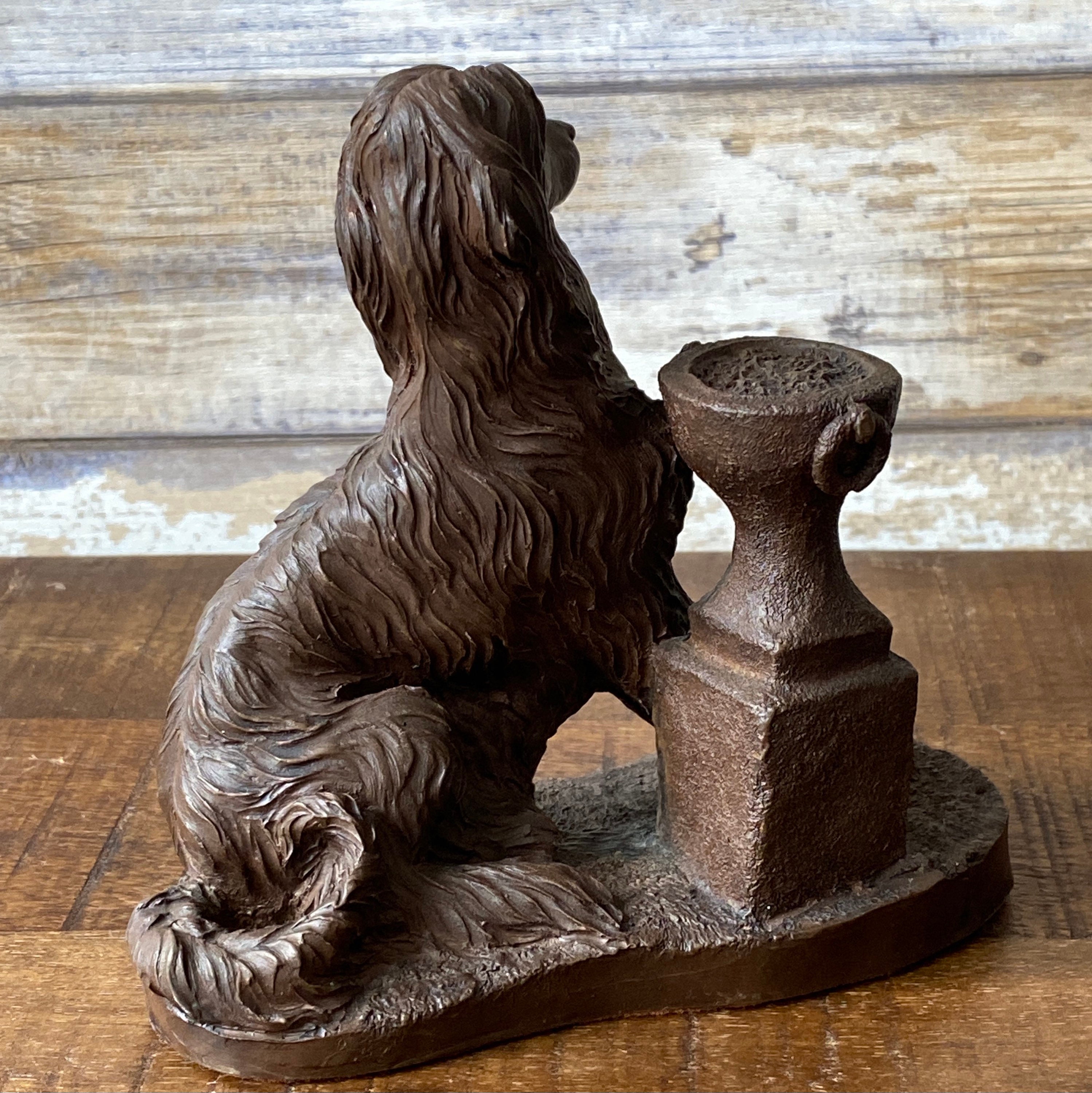 Vintage Heredities Bronze Resin Dog Irish Setter Figurine - Etsy