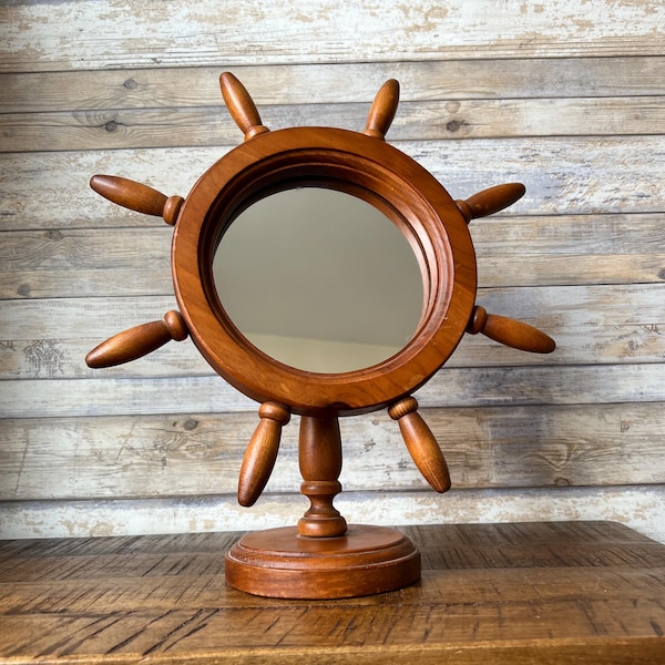 Ship Wheel Mirror - Etsy