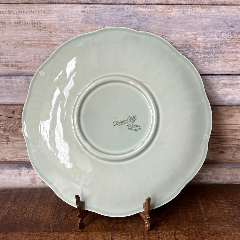Vintage 1930s Clarice Cliff Newport Pottery Tea Plate With Summer Fruit ...