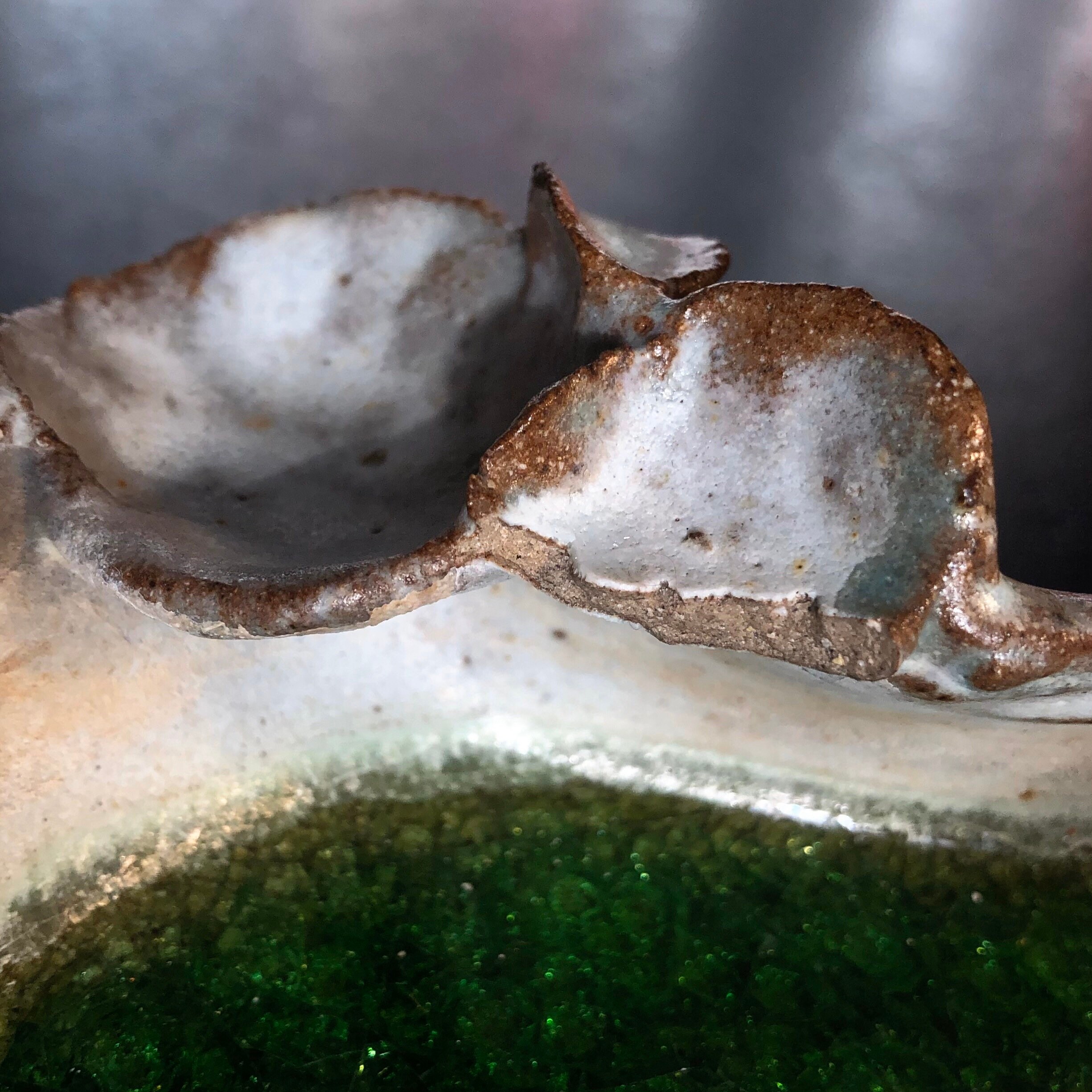 Unique Handmade Glazed Ceramic Pond Platter With Frog Toad - Etsy