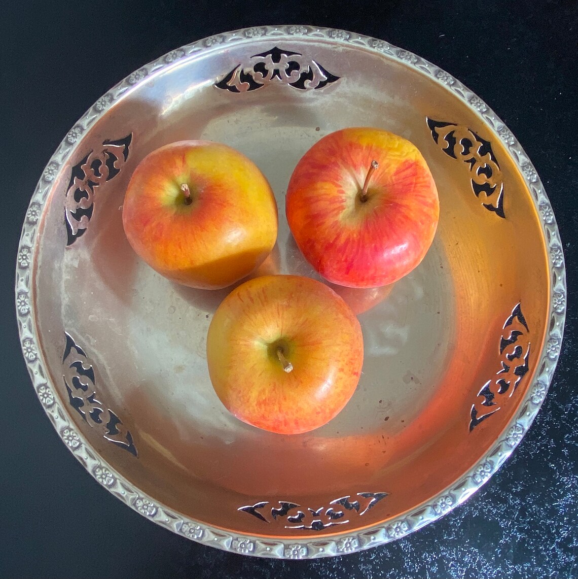 Vintage Silver Plate Fruit Bowl Medium Size | Etsy