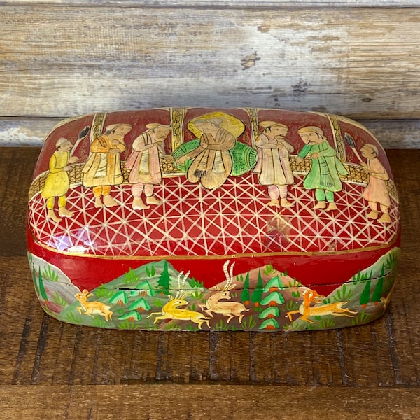 Kashmir Lacquer Box - Etsy